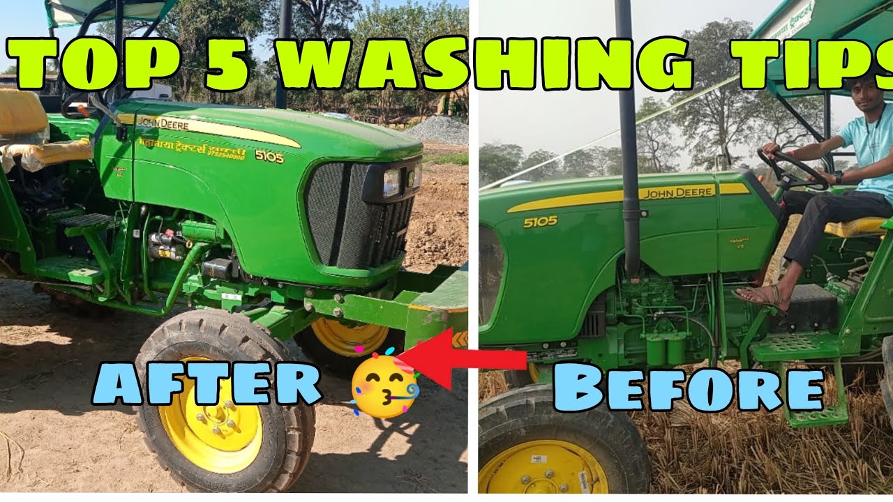 tractor washing tips ll tractor wash kaise kare , tractor wash home ...