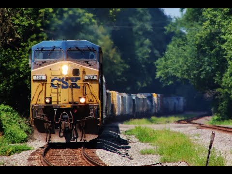 CSX 159 Leads 3176 Mixed Freight Wampum Pa 8 2024 - YouTube