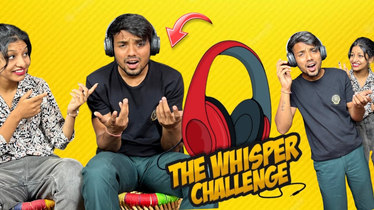 The Whisper Challenge 🤣 Guess The Lines With Headphone | हँसते हँसते लग ...