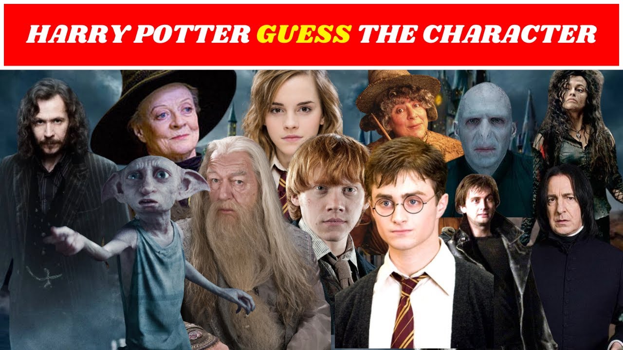 Harry Potter Guess The Character II Harry Potter Quiz - YouTube