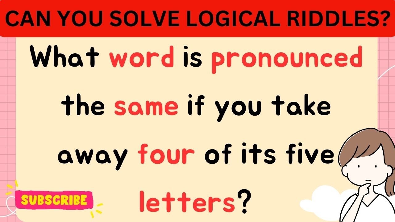 Only smart people can answer these 10 tricky and logical riddles~ info ...