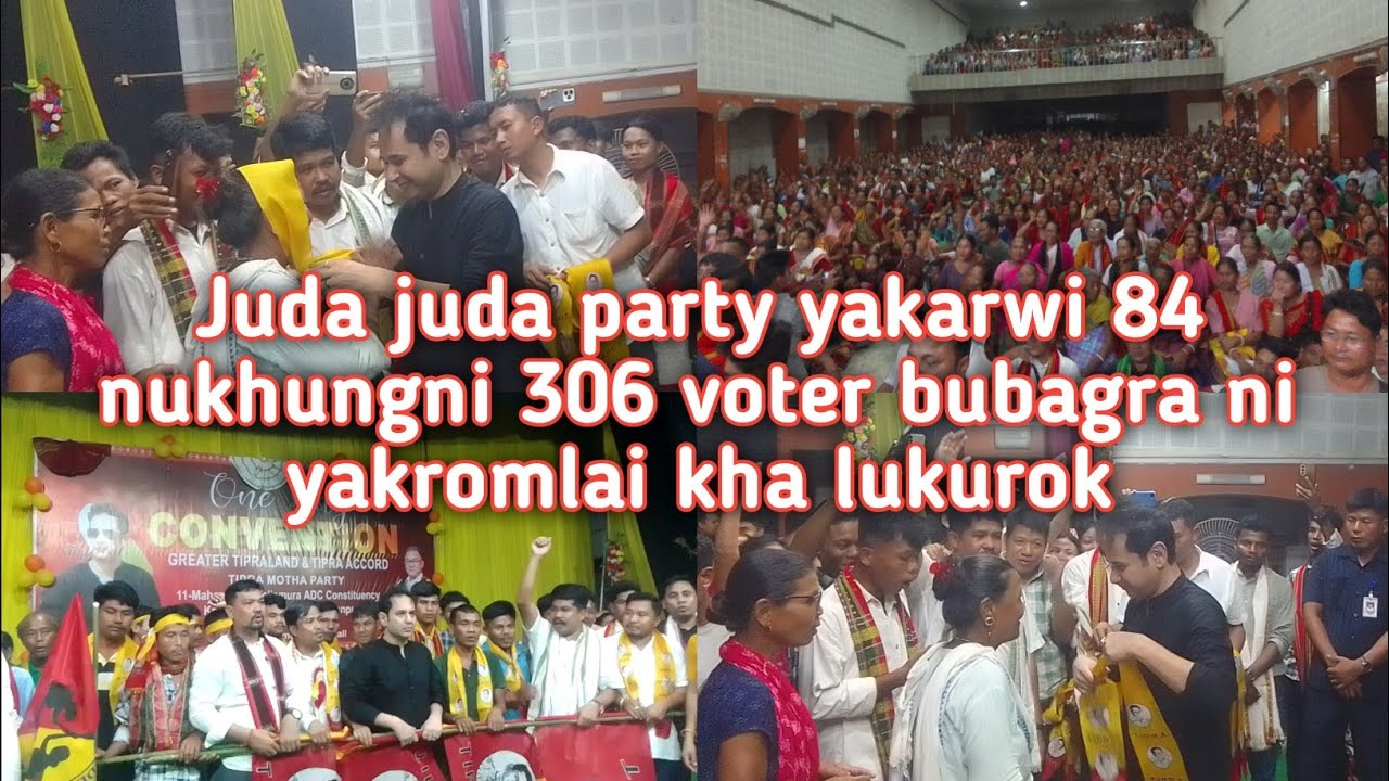JUDA JUDA PARTY YAKARWI 84 NUKHUNG NI 306 VOTER BUBAGRANI YAKROMLAI KHA ...