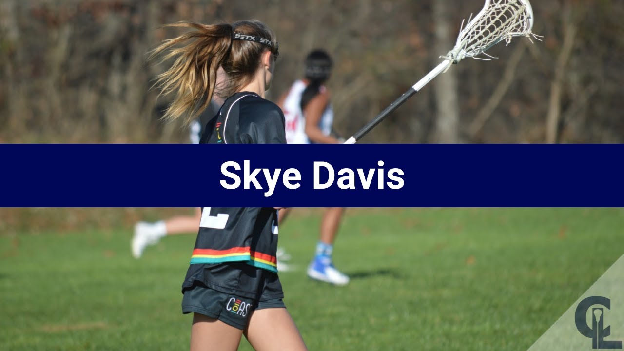 Skye Davis Lacrosse Highlights - CA 2024 - Mid. Def - YouTube