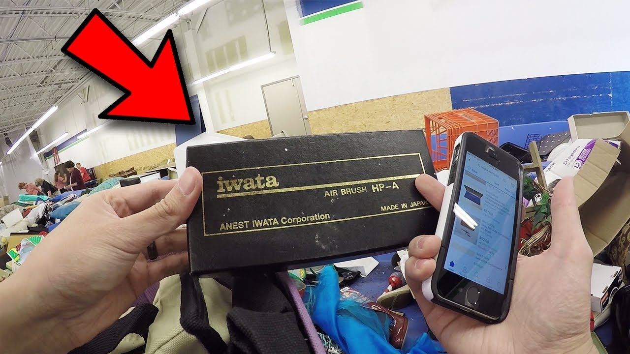 GARAGE SALES and GOODWILL for EBAY (Ebay Business) - YouTube