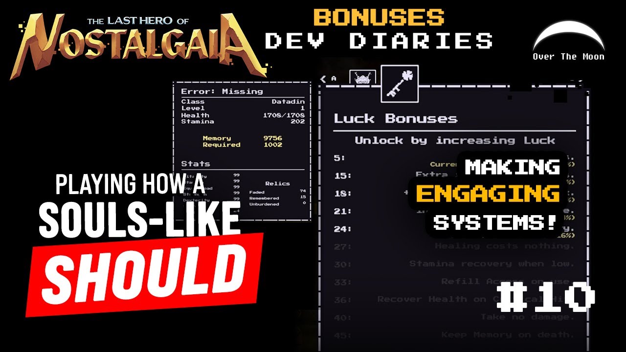 The Last Hero of Nostalgaia Dev Log - 10 - Bonuses - YouTube