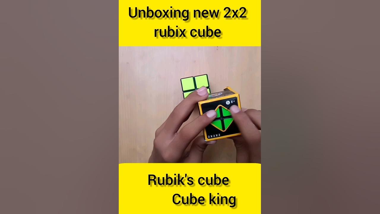 Unboxing new 2x2 rubix cube 🎁 || #shorts - YouTube