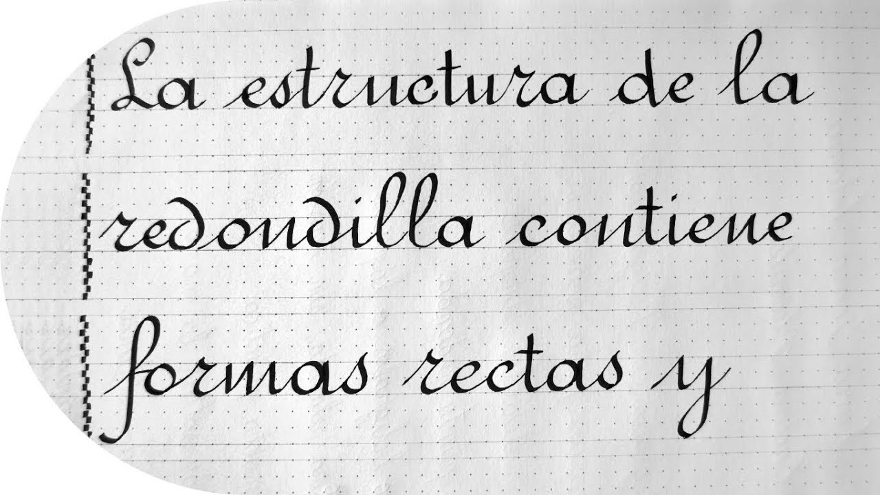 Escribiendo con CALIGRAFÍA Redondilla | MelganniaTV - YouTube