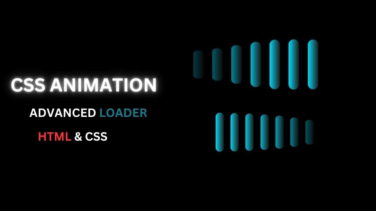 How To Create An Advance Loader Using Html And Css Loader In Css