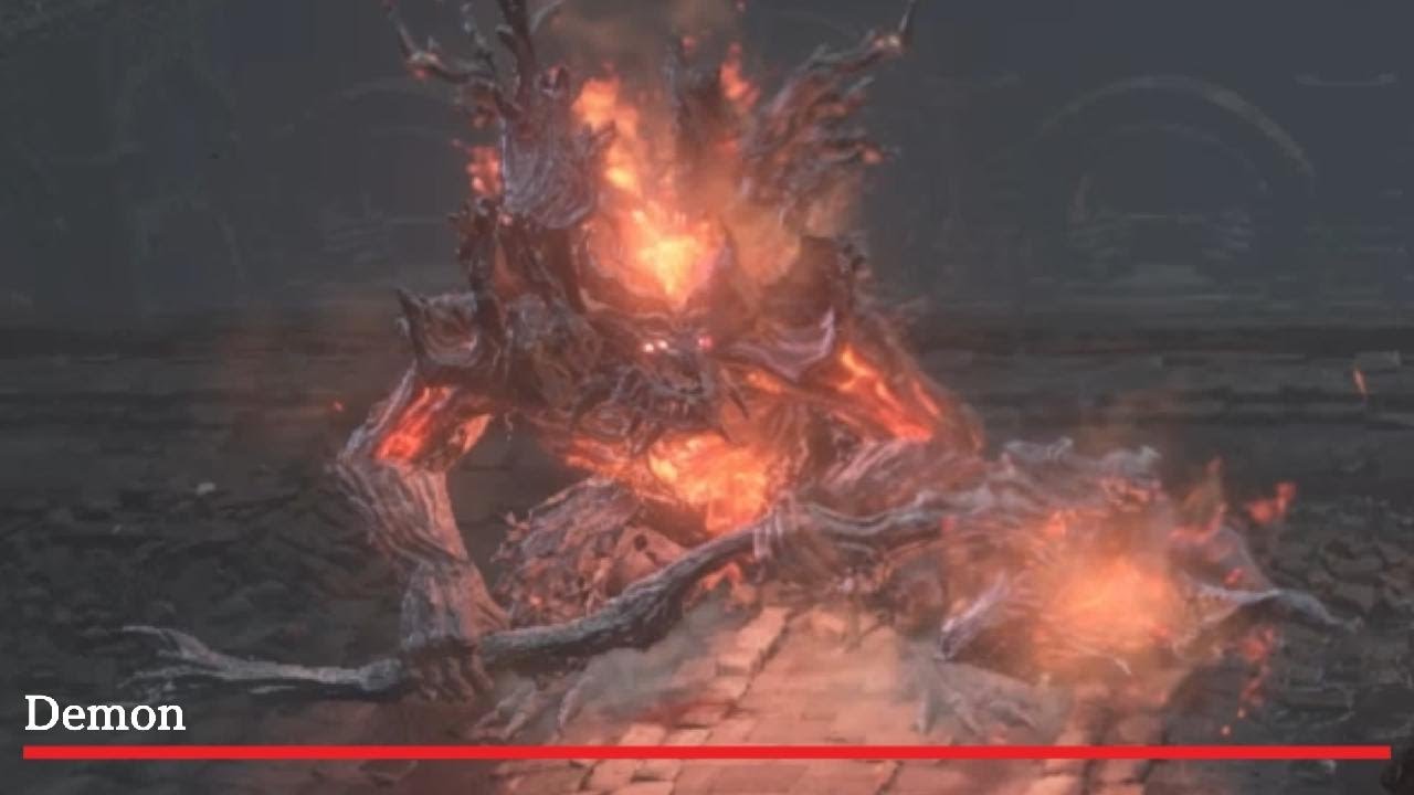Demon ds3 fight - YouTube