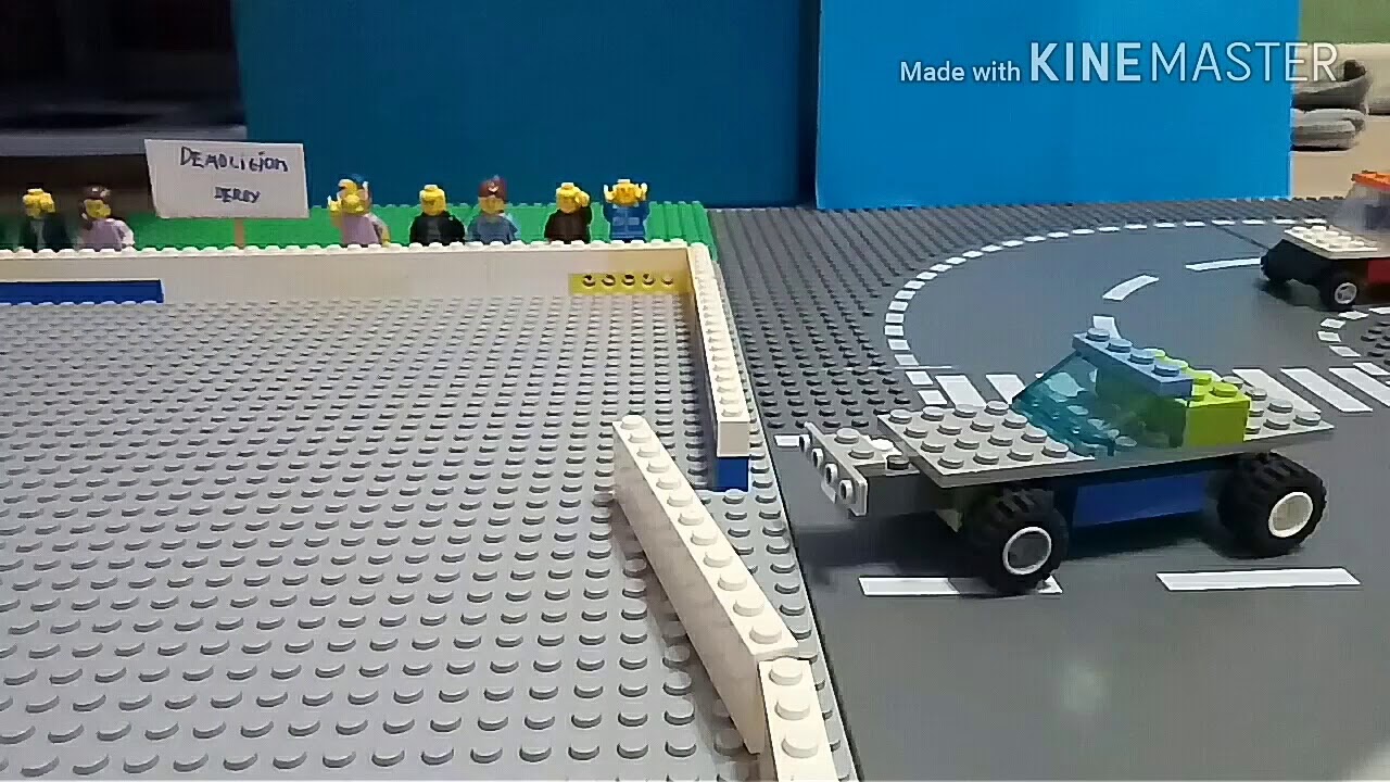 Lego - demolition derby (stop motion) - YouTube