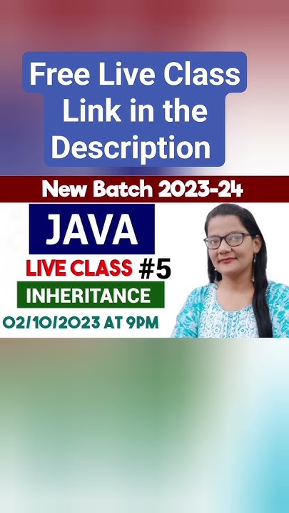 Inheritance in JAVA | Live Class at zeenathasanacademy - YouTube