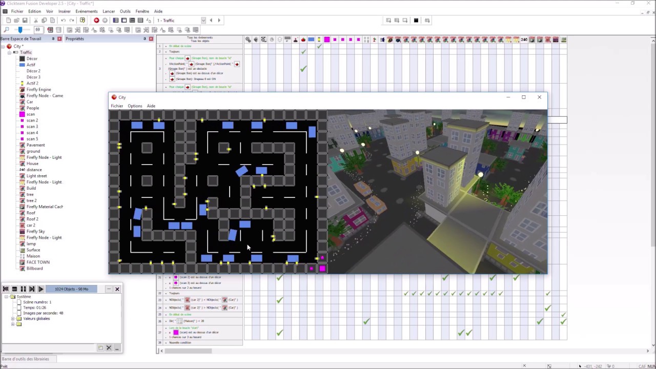 Firefly City - Clickteam Fusion 2.5 - YouTube