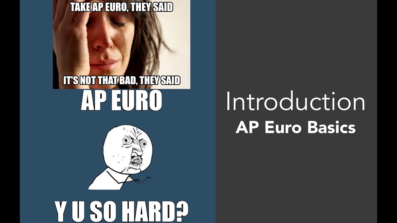 1A: Introduction-AP Euro Basics - YouTube