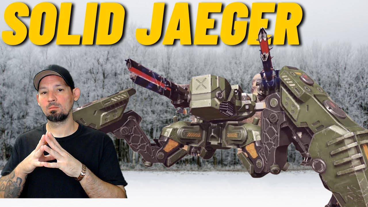 War Robots Solid Jaeger, with gauss and legendary pilot doing major ...