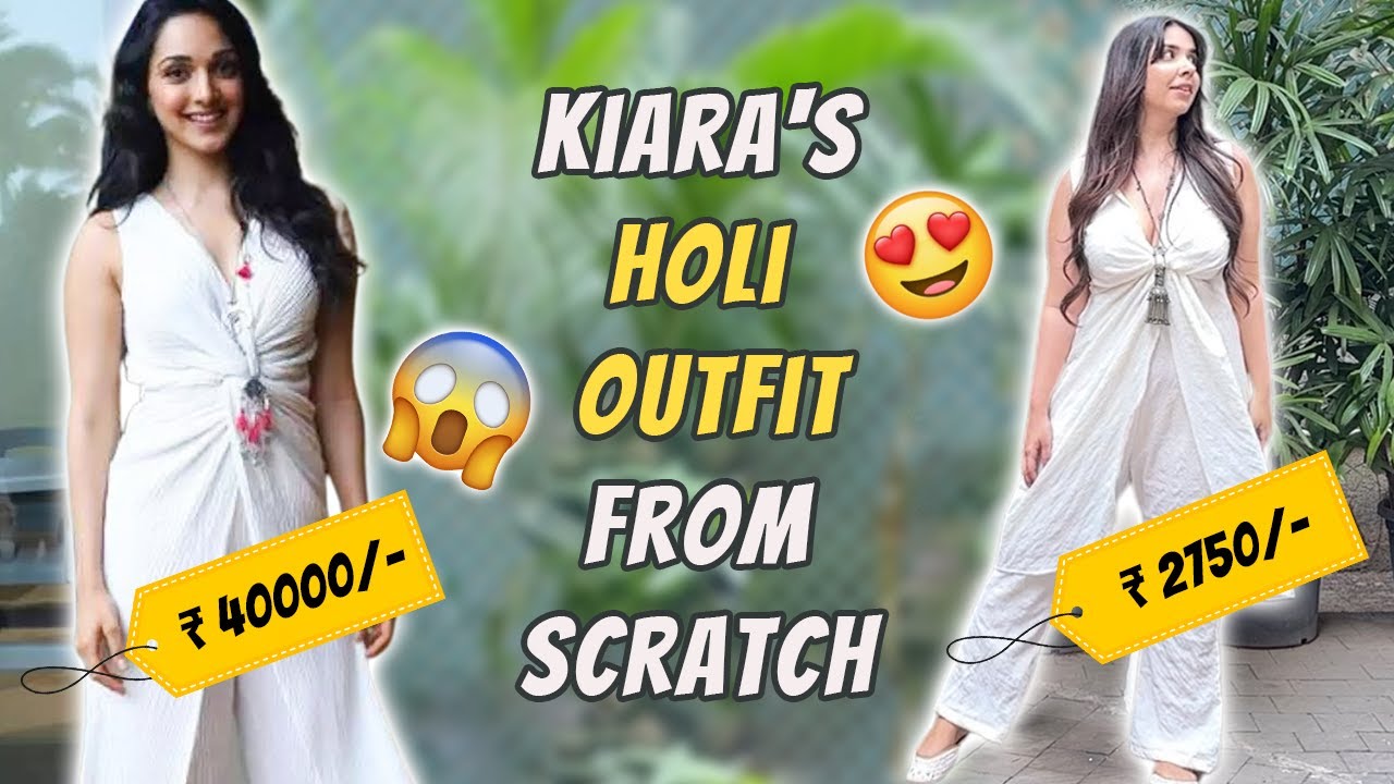 Kiara Advani's Outfit From Scratch in JUST ₹1999! | Heli Ved - YouTube