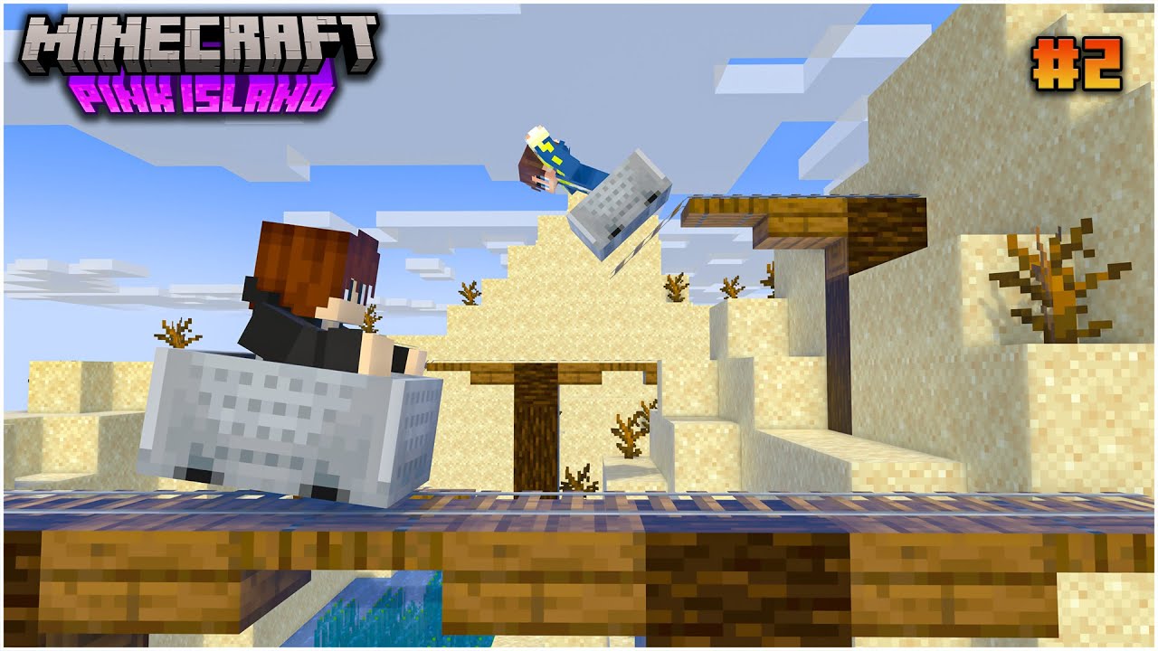Exploring Pink Island Map | Minecraft In Telugu | The Music Boy - YouTube