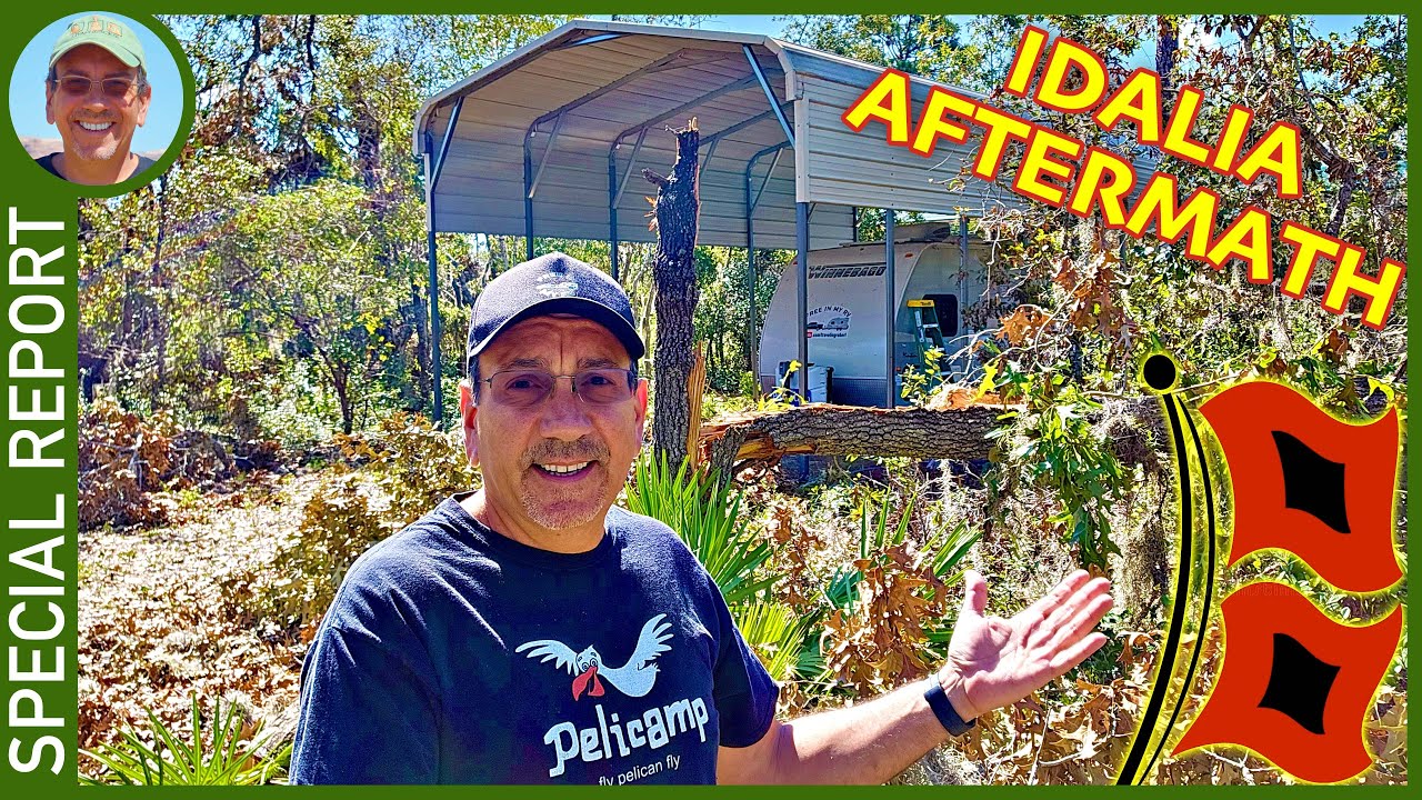 Hurricane Idalia Aftermath, Perry, Florida - YouTube
