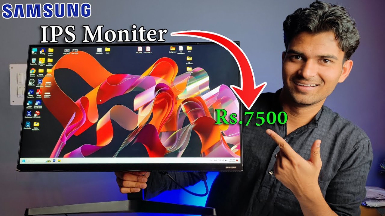 Best Monitor Under 10000 | Unboxing Samsung 24-inch, IPS Monitor ...