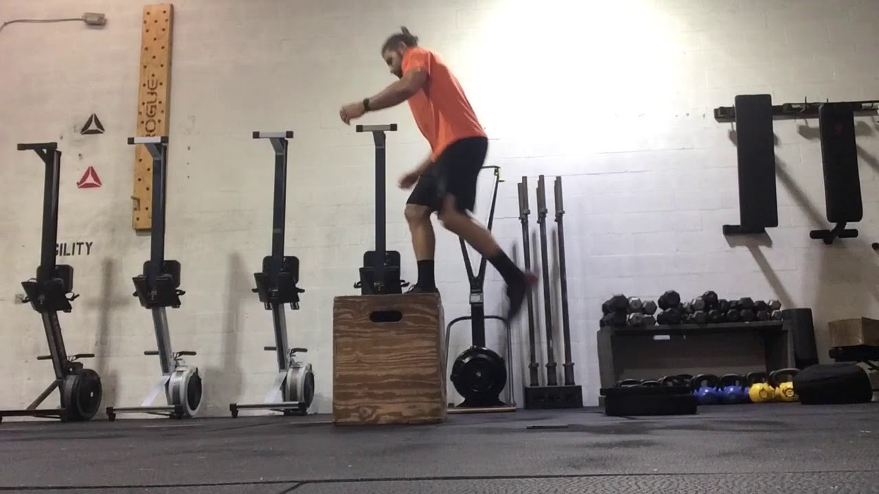 Depth jump to box jump 5/28/18 - YouTube