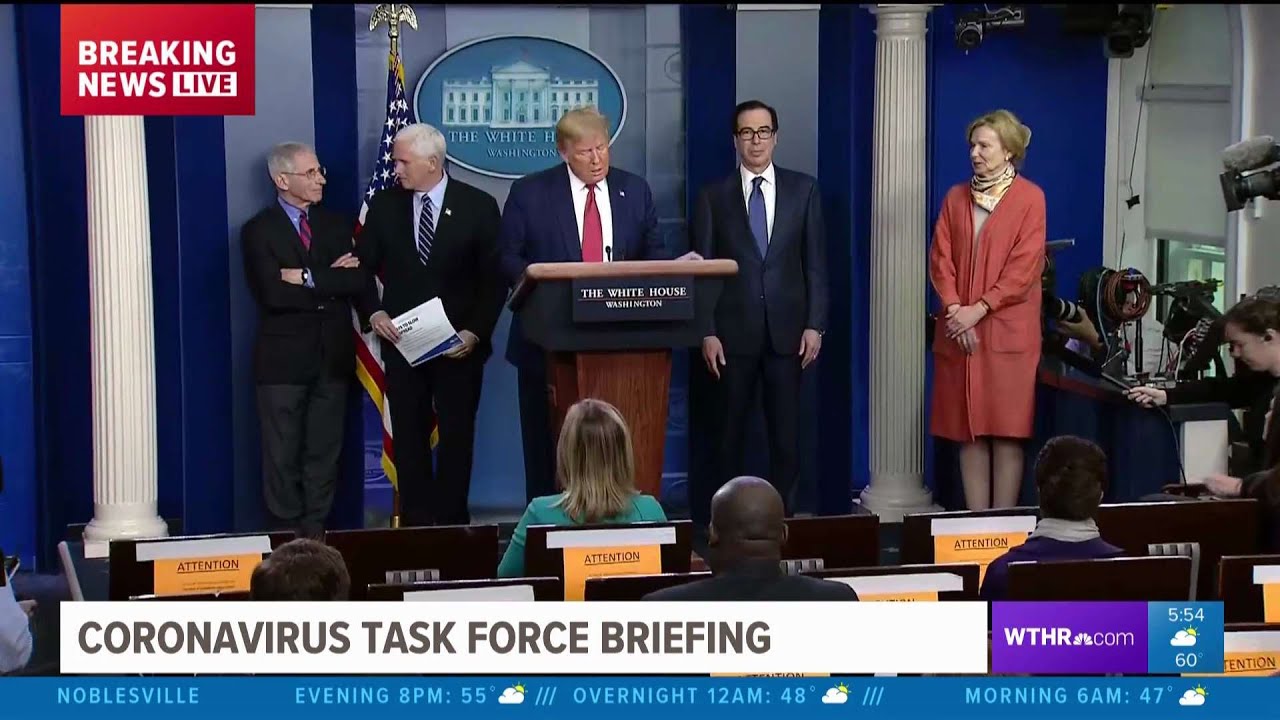 3-25 President Trump's Coronavirus Task Force Meeting - YouTube