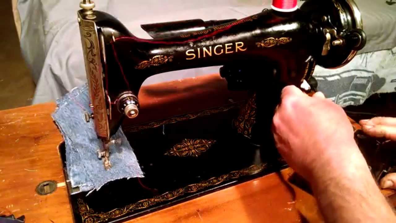 Rare Serviced Completely Rewired Strong Vintage Singer 66-16 Sewing ...