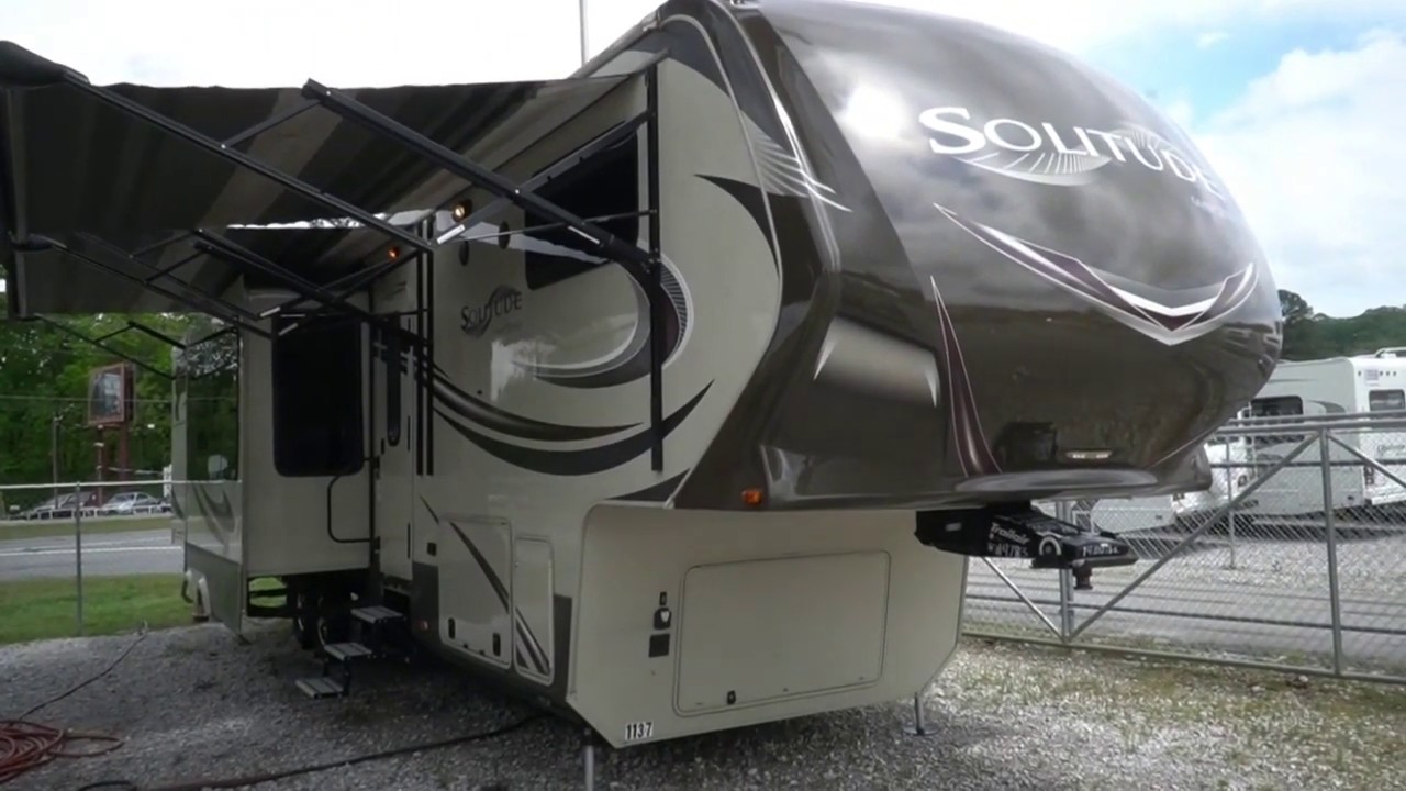 SOLD! 2016 Grand Design Solitude 366DEN Fifth Wheel, 5 Slides, Cool ...