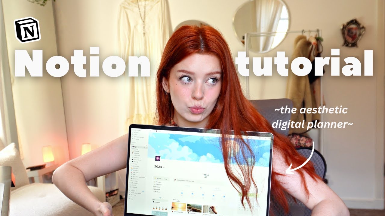 step by step digital planning tutorial! 🌱 (cute Notion dashboard, routines & to-do list) - YouTube