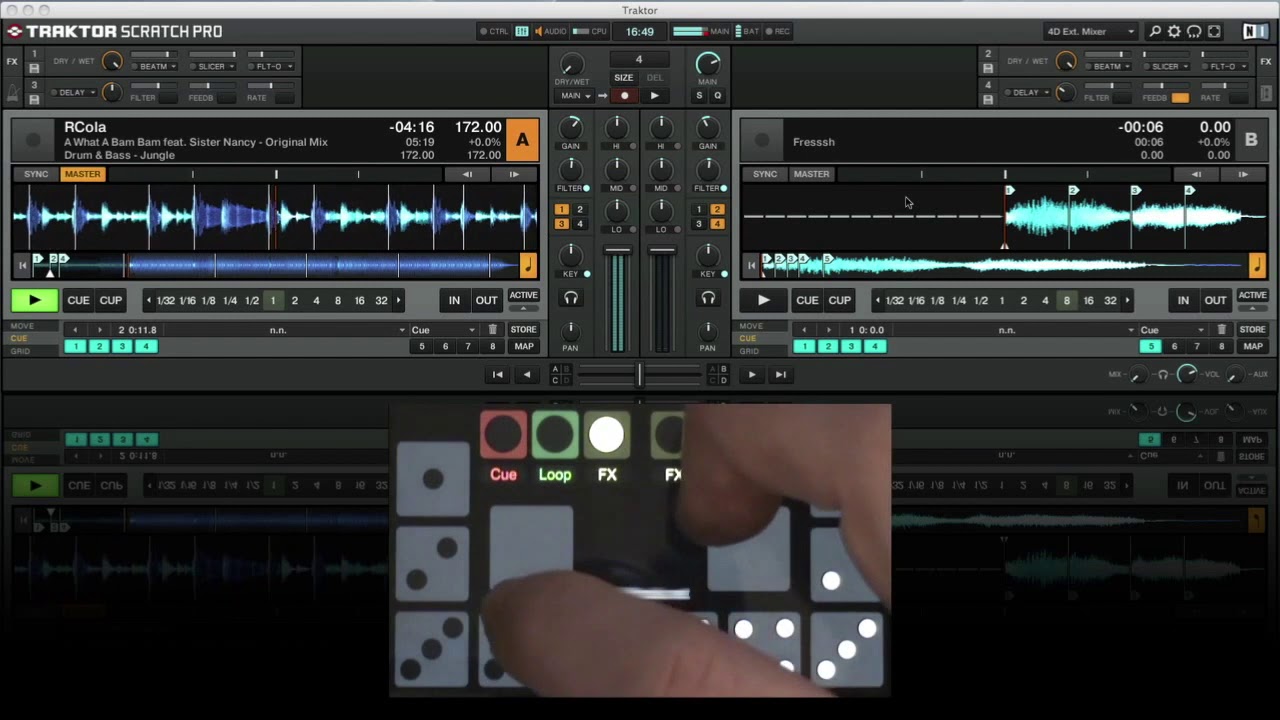 Dicey - TouchOSC / Traktor Controller for iOS & Android - YouTube
