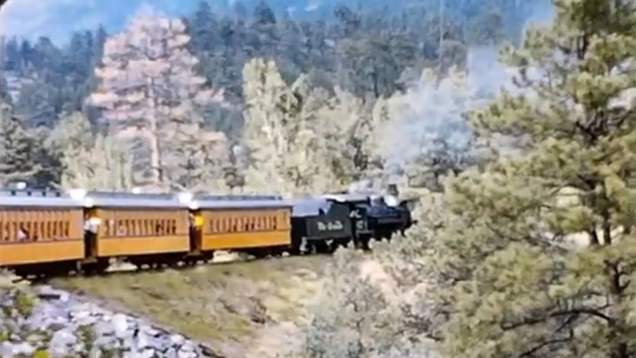 Rio Grande Steam Train July 1965 Denver & Rio Grande Railroad & Durango ...