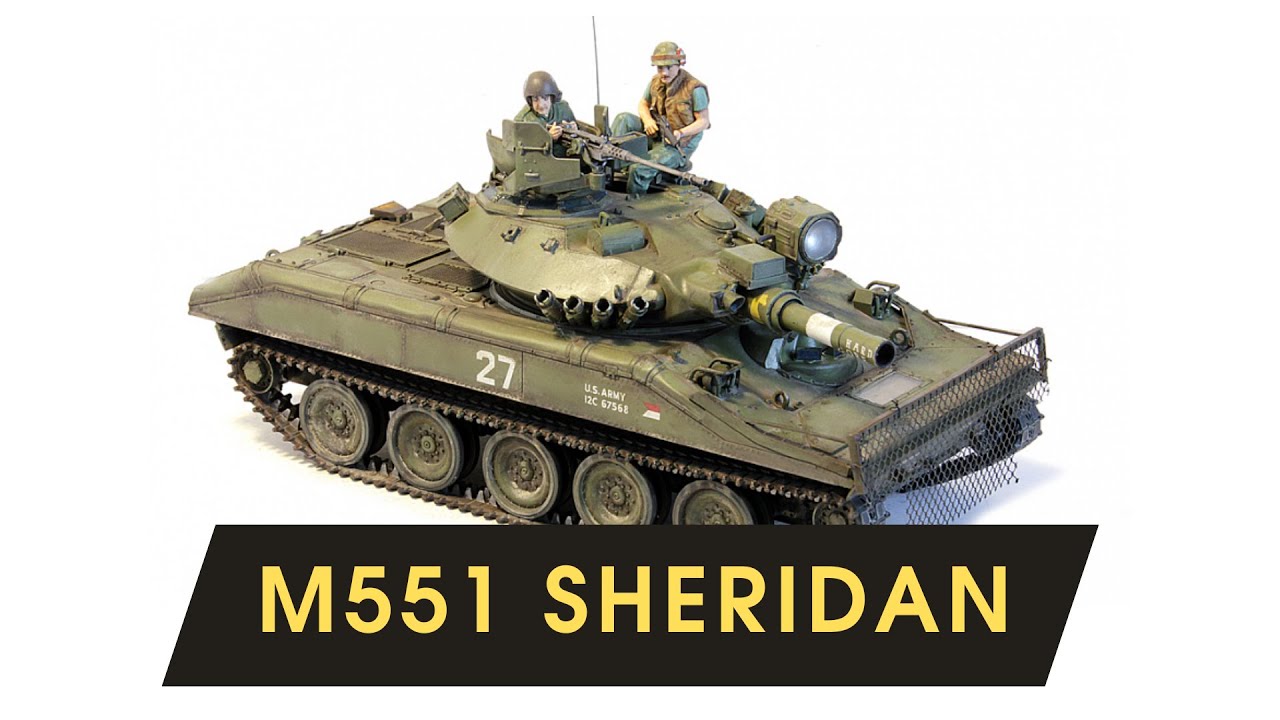 M551 Sheridan | USA light amphibious floating tank | US Airborne forces ...
