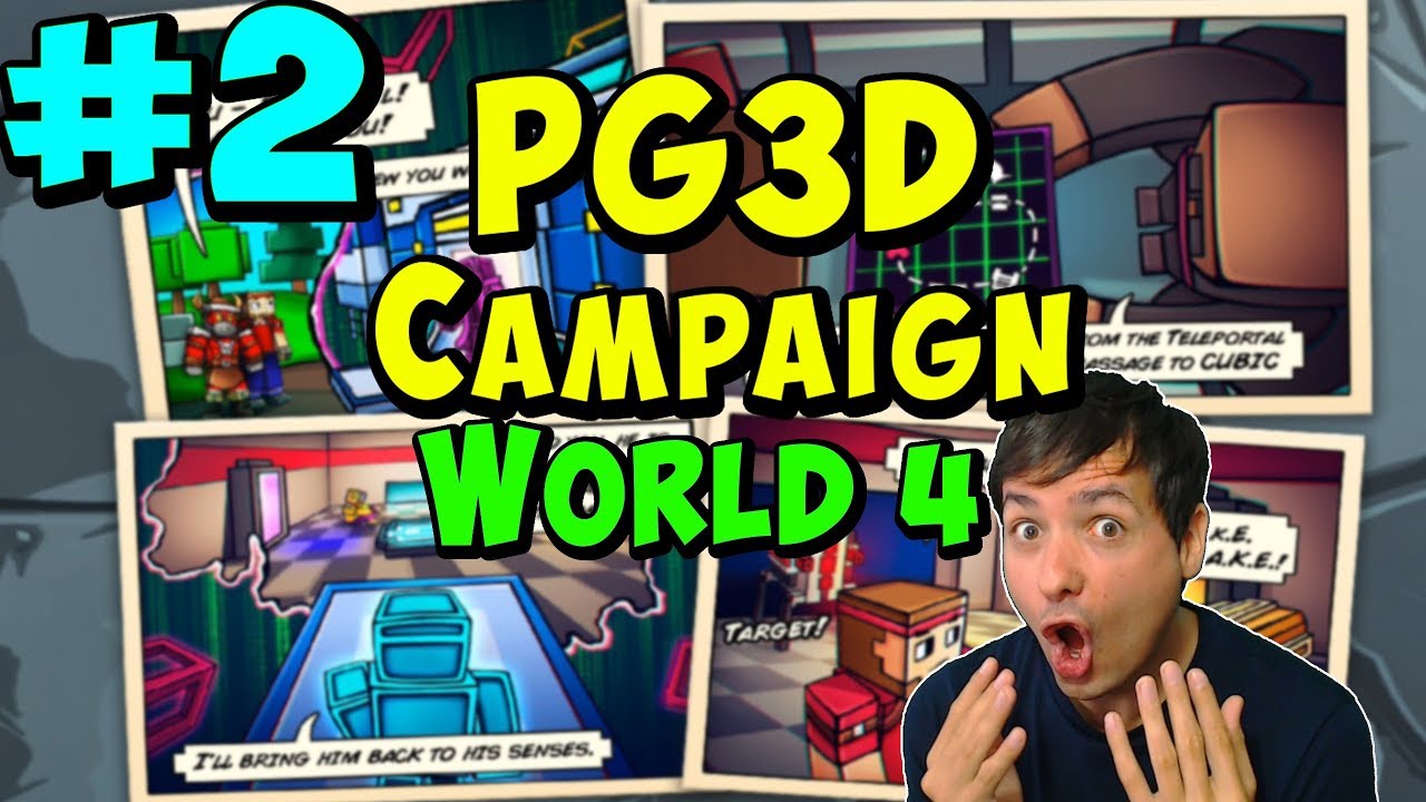 NEW PG3D Campaign 4: VIRTUAL WORLD - Hard Difficulty Pt #2 Pixel Gun 3D ...