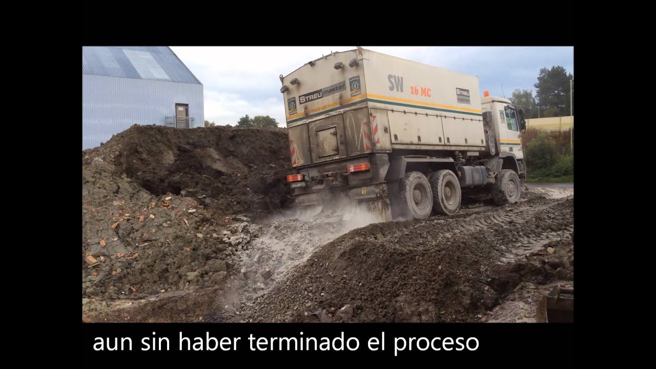 NovoCrete Reconversión de Material - YouTube