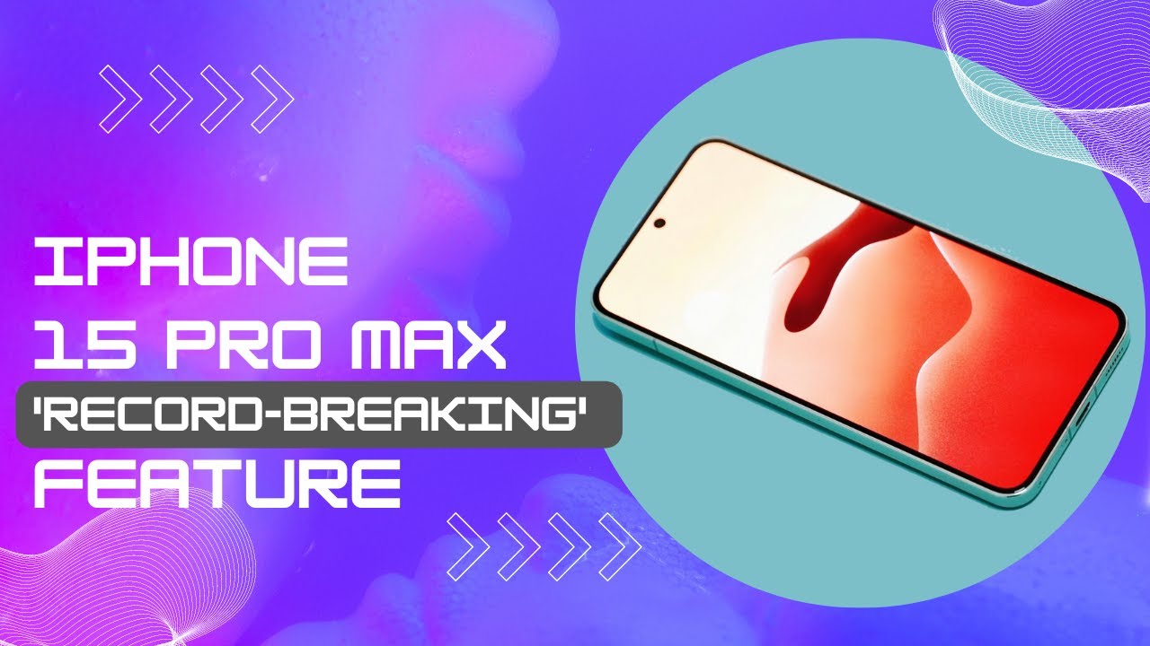 iPhone 15 Pro Max Slim Bezels - YouTube