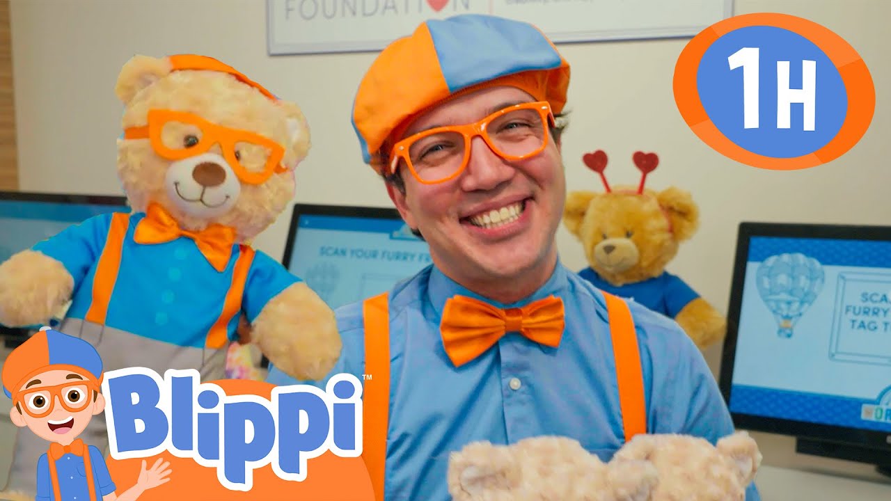 Blippi Builds the Silliest, Fuzziest Surprise Build-A-Bear! 🧸🎉 ...