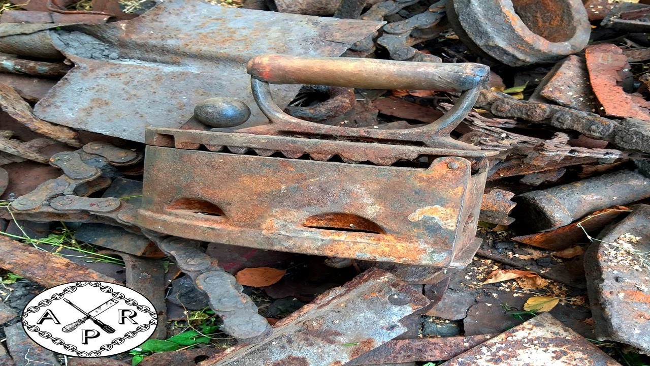 Antique Rusty IRON Restoration - YouTube