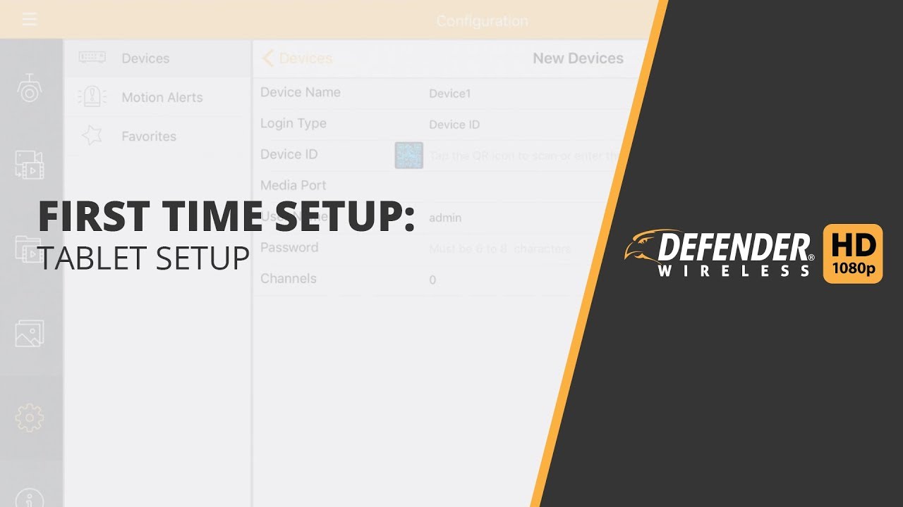Defender HD First Time Setup: How to Set up Defender HD on a Tablet ...
