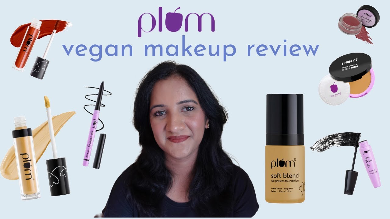 Plum Vegan Makeup Review | Full Face of Plum Makeup - YouTube