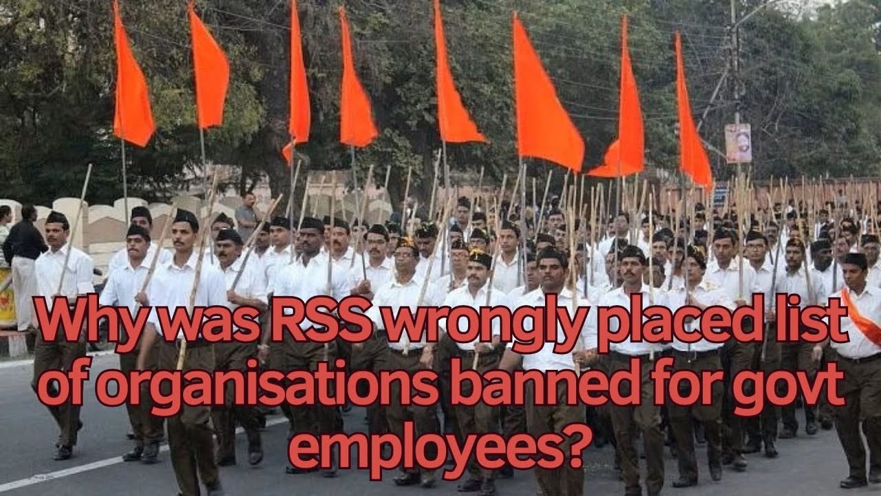Why was RSS was wrongly placed for five decades in list of ...