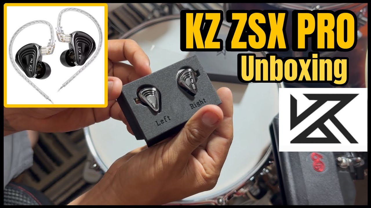 In Ears KZ ZSX Pro (Unboxing) || Alvaro Aguilar - YouTube