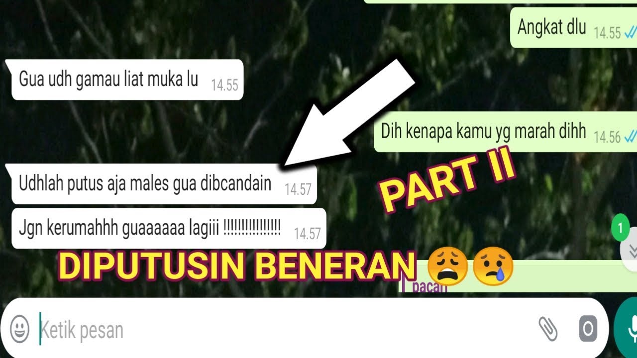 PRANK TEXT PACAR || SAMPAI MAU PUTUS BENERAN 😢 PART II - YouTube