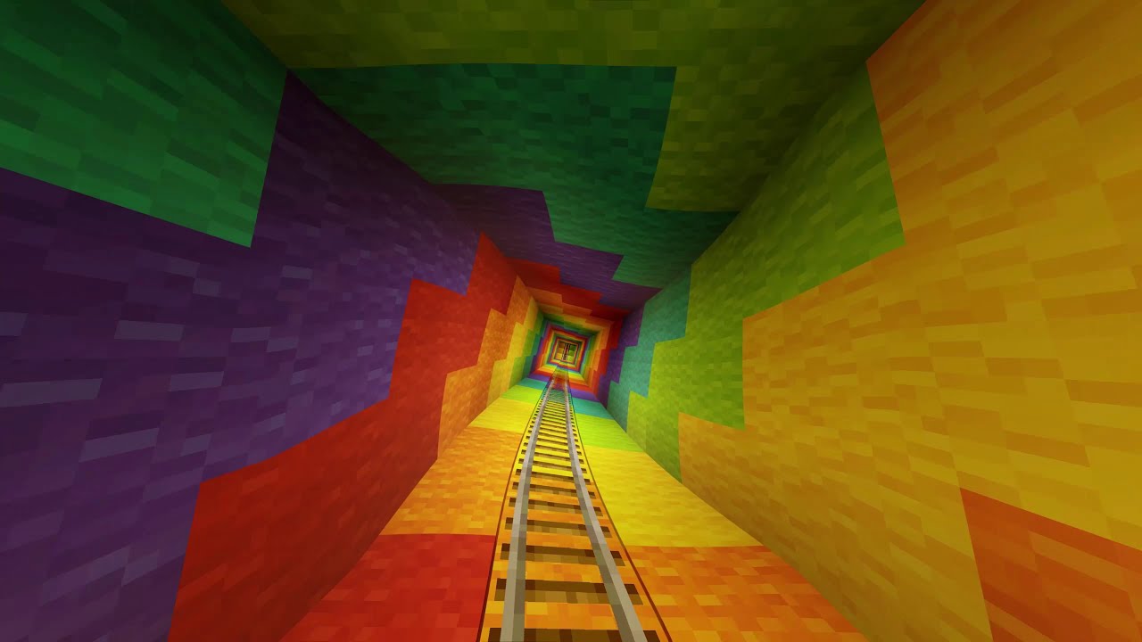 'Enjoy The Trip' | A Trippy Minecraft Rollercoaster Ride - YouTube