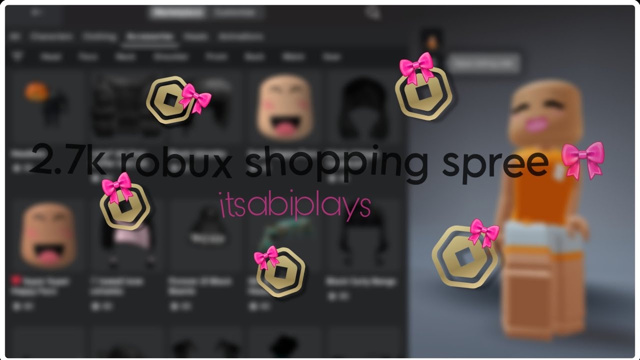 ️2.7k Robux Shopping Spree! 🎀 || ItsAbiPlays 🤭 - YouTube