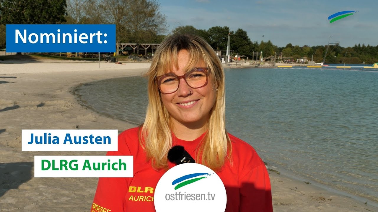Nominiert für die "Goldene Pyramide" | Julia Austen - DLRG Aurich - YouTube