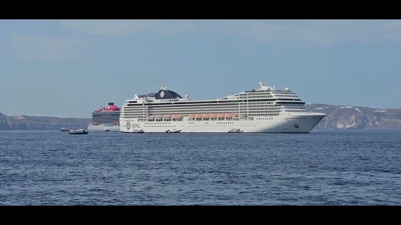 Marella Explorer June 2023. Tender boat to Santorini - YouTube
