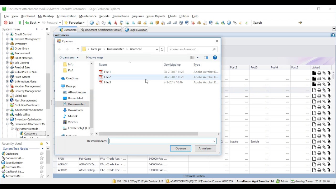 DMS: Sage Upload, attach & tag files - YouTube