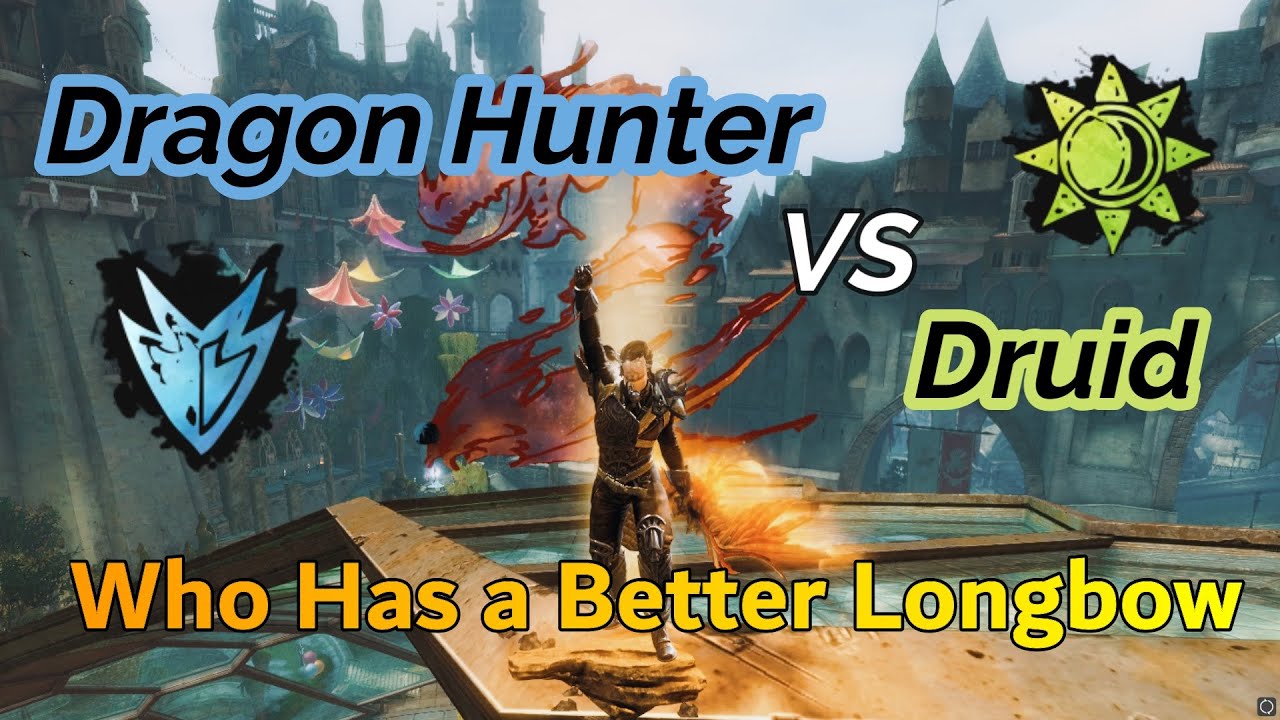 Dragon Hunter VS Druid The Best Longbow Roaming WvW - YouTube
