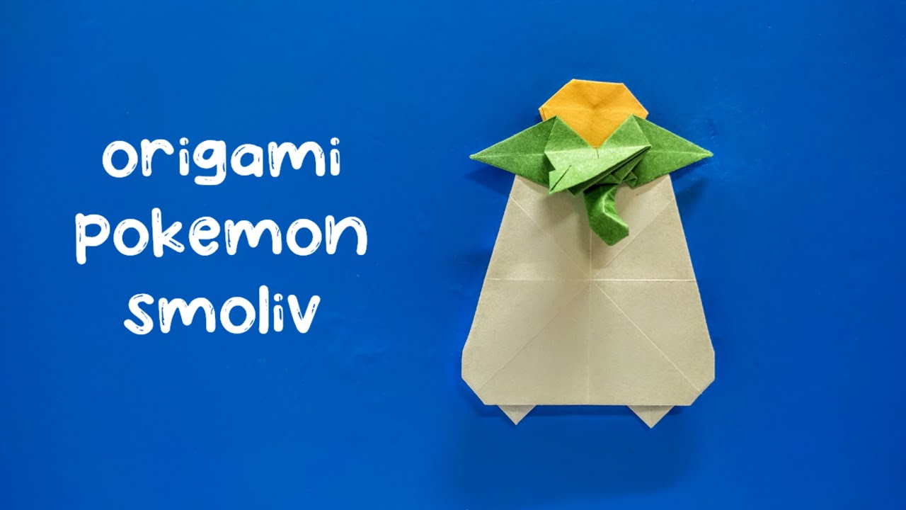 Origami Pokemon Smoliv Easy - How To Make Origami Pokemon Smoliv Easy ...