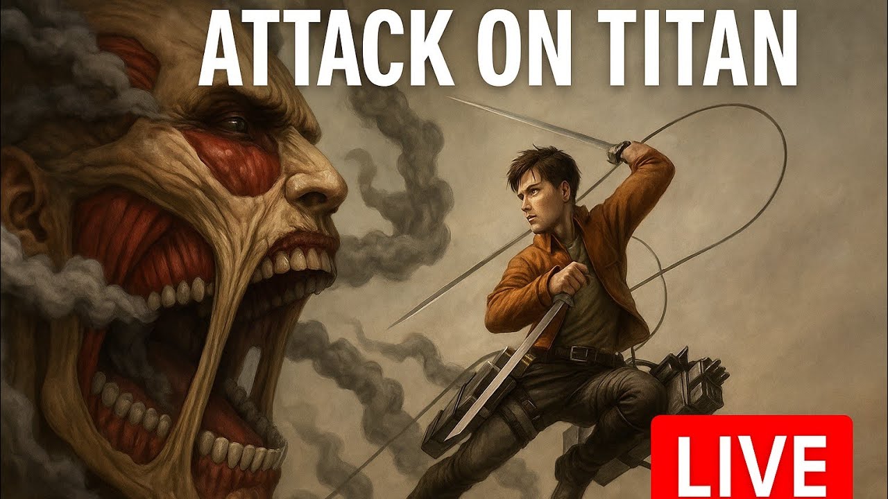 🛑Attack on Titan LIVE 🔥 Levi Ackerman Sketch | EpicRealisticDrawing# ...