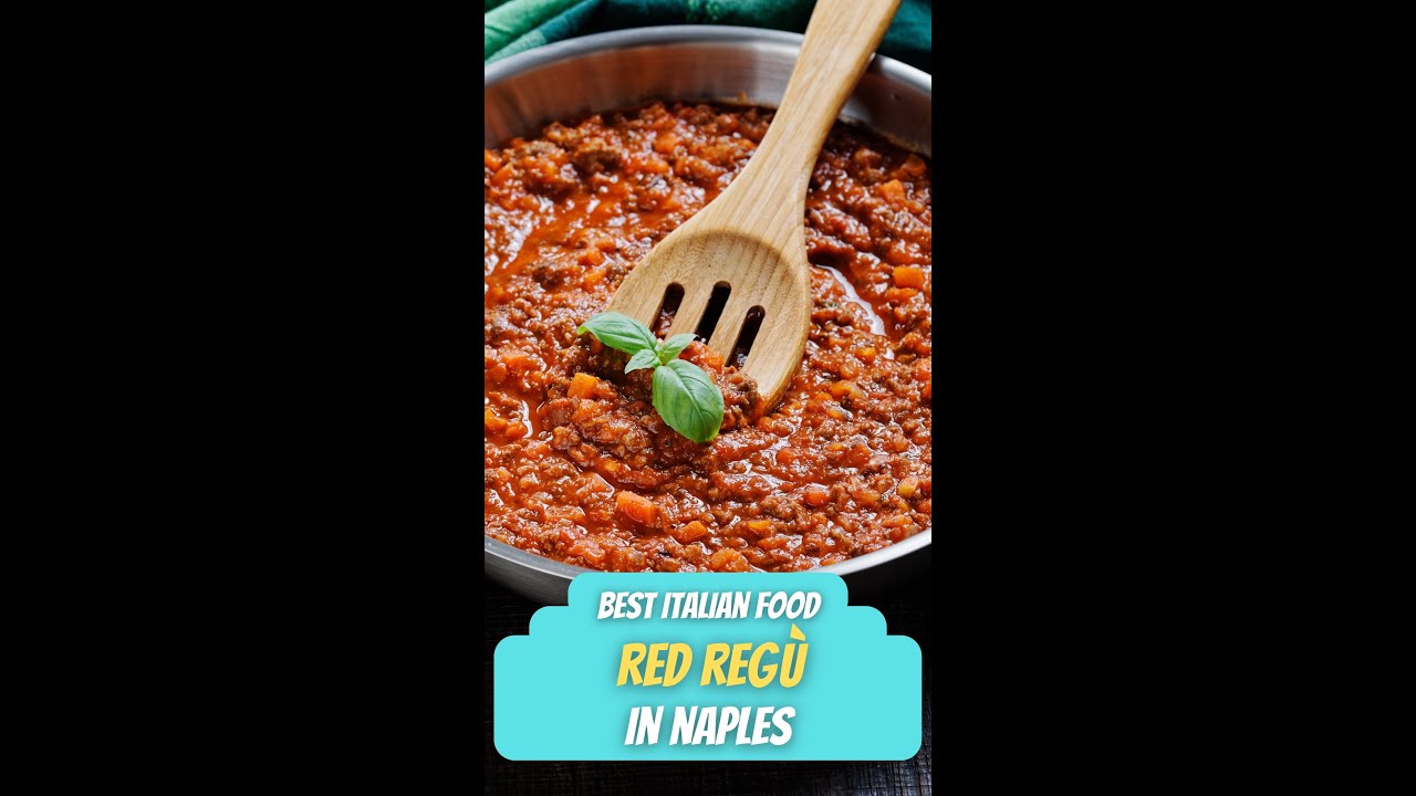 Must Try Italian Food | Red Ragu Sauce In Naples #shorts - YouTube