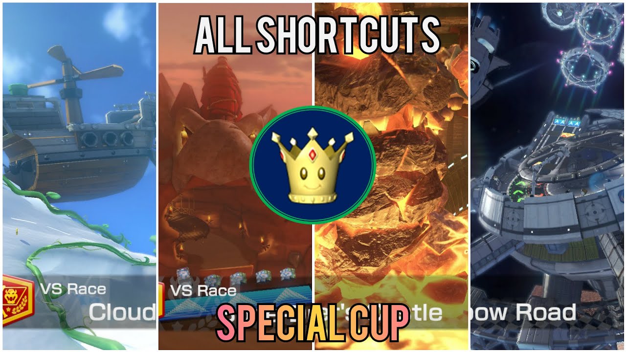 All Special Cup Shortcuts in Mario Kart 8 Deluxe - YouTube
